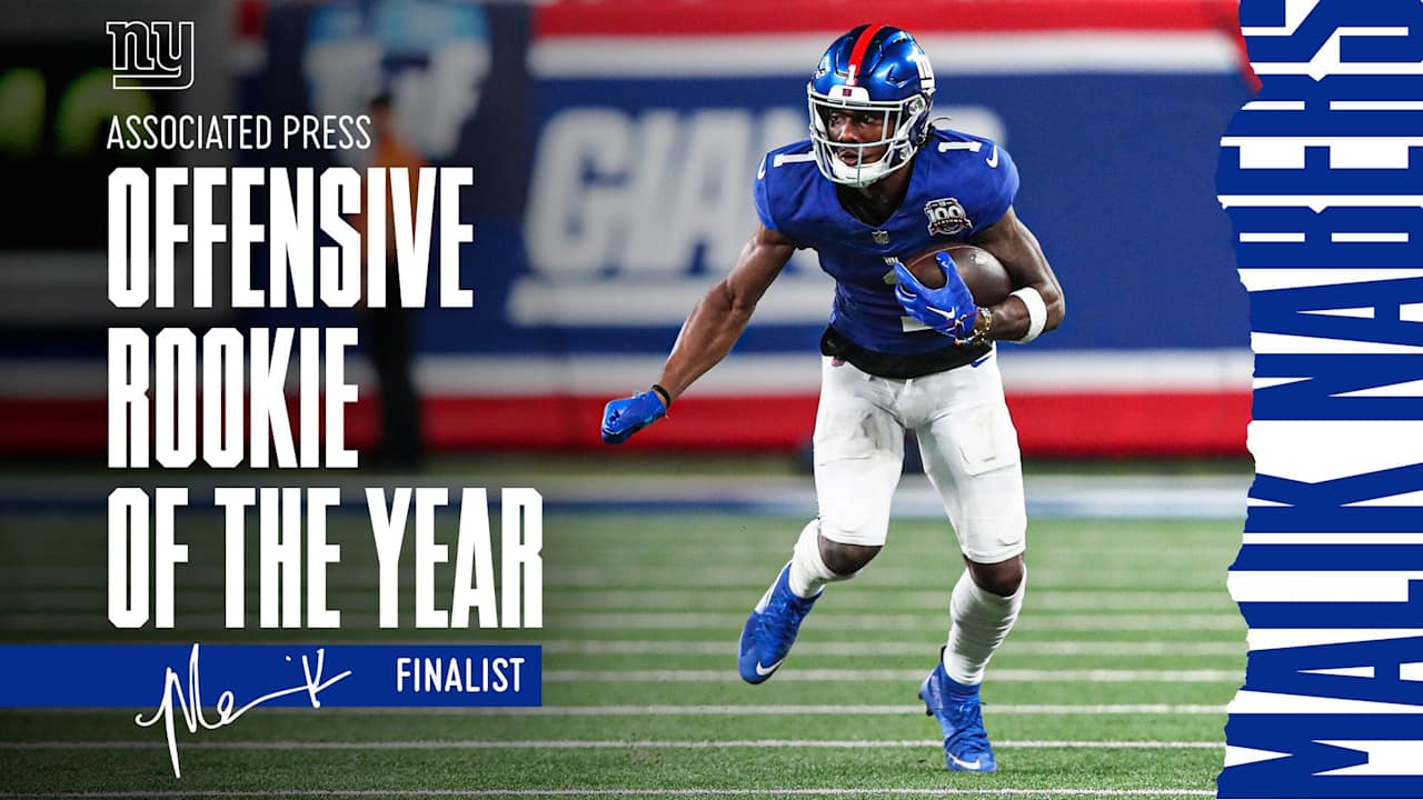 Malik Nabers named finalist for AP NFL Offensive Rookie of the Year