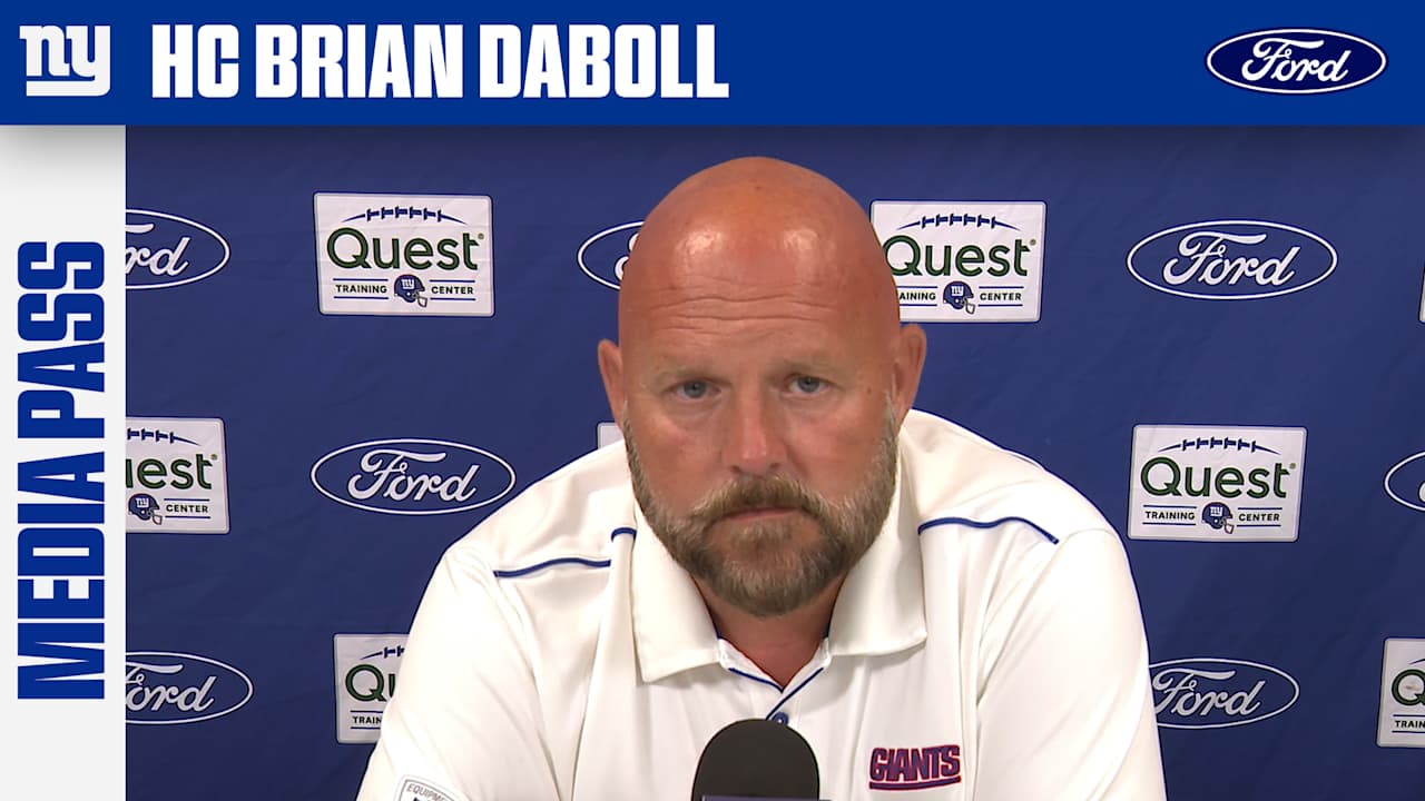 Coach Brian Daboll reviews Giants at Bills
