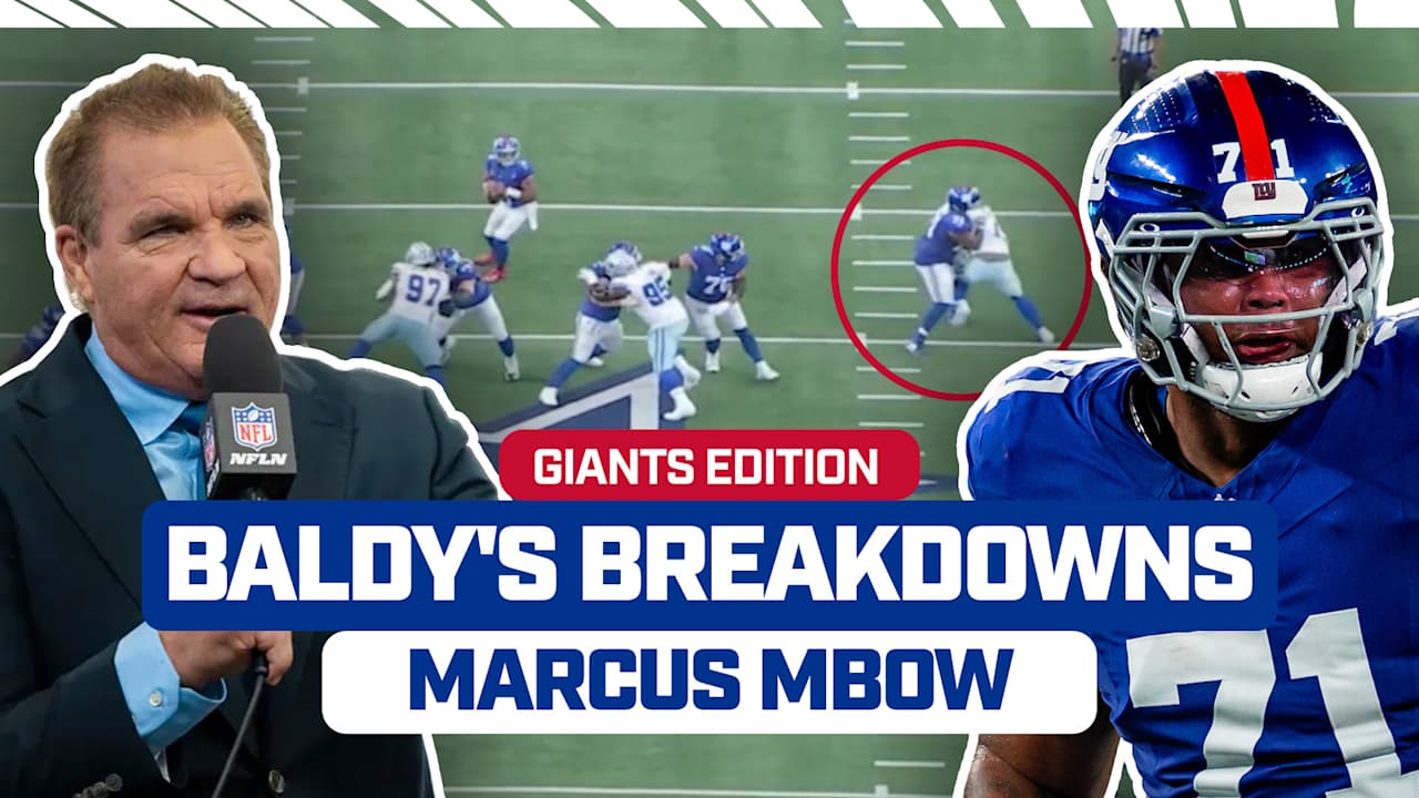 Baldy's Breakdowns: Giants Edition | Marcus Mbow Performance vs. Dallas
