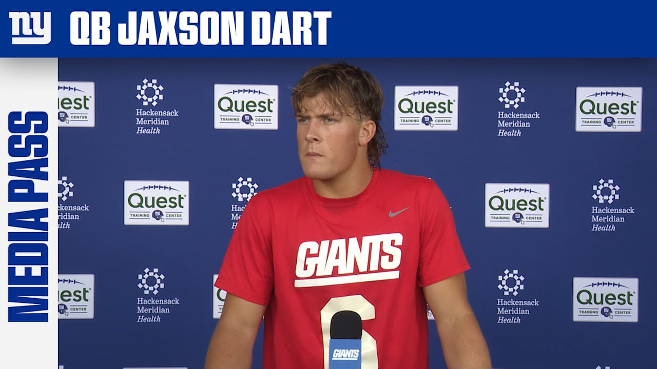QB Jaxson Dart on developing chemistry with TE Theo Johnson