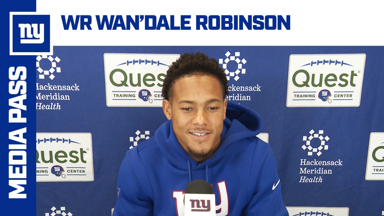 WR Wan'Dale Robinson: 'Just feeling more confident out there'