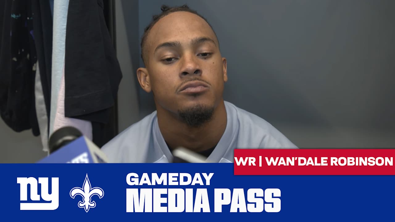 WR Wan'Dale Robinson: 'Need to go out there and make plays'