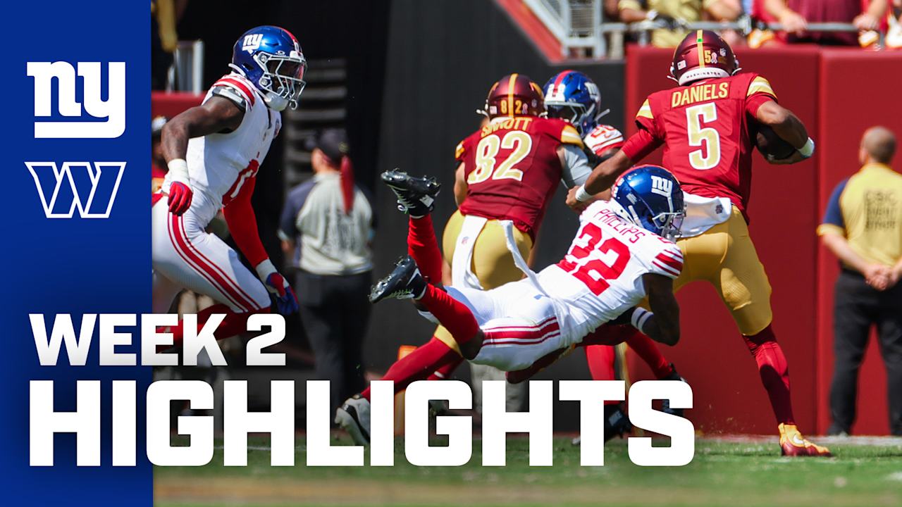Highlights: Washington Commanders 21, New York Giants 18