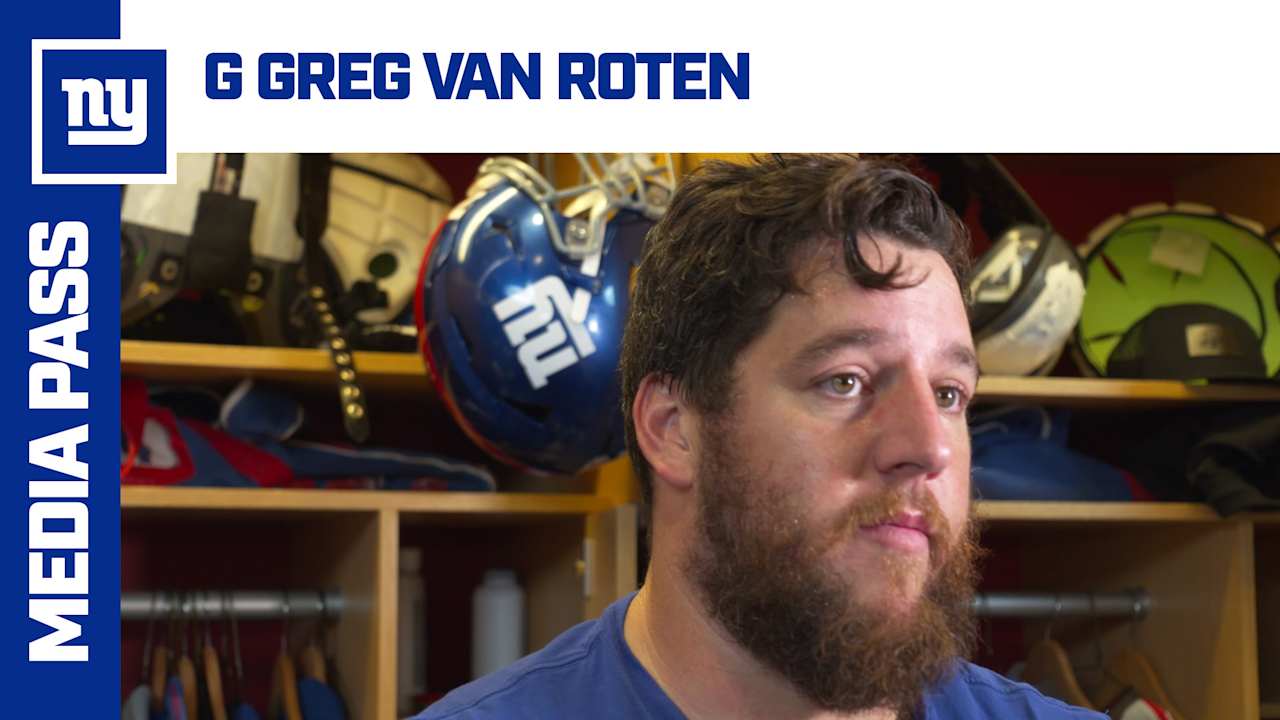 G Greg Van Roten on O-line's growth this season