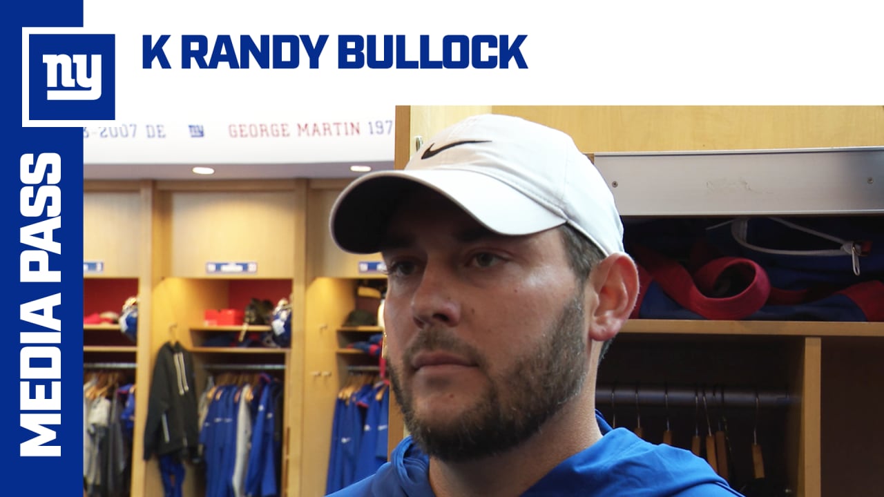 K Randy Bullock on returning to the Giants