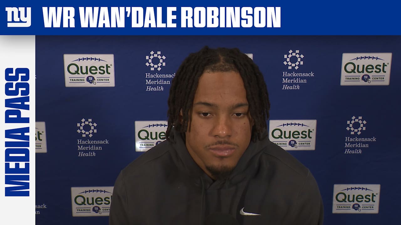 WR Wan'Dale Robinson: Reaching 1,000 yards would 'mean a lot'