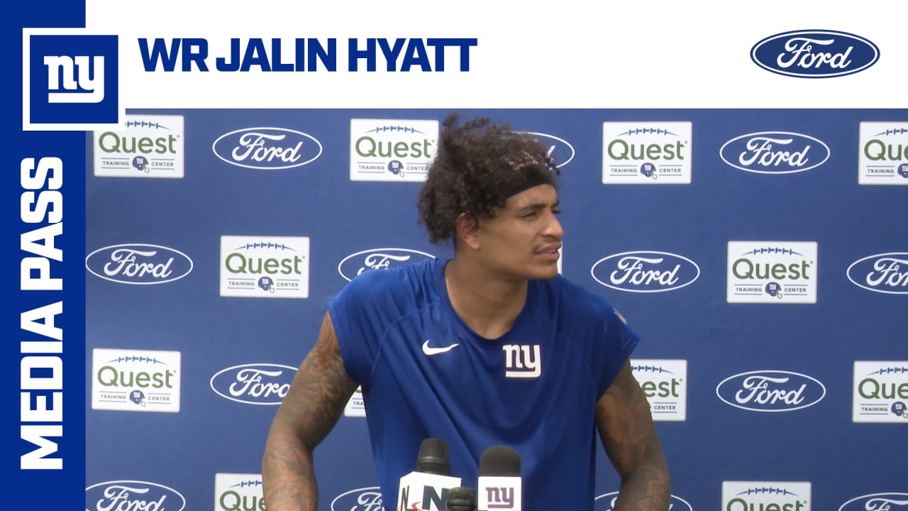 WR Jalin Hyatt talks emphasis on explosive plays