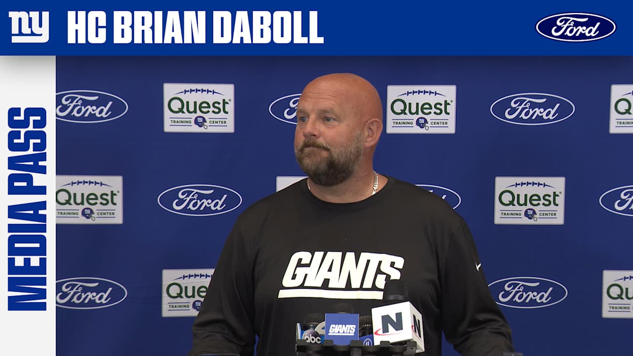 Coach Brian Daboll previews first padded practice