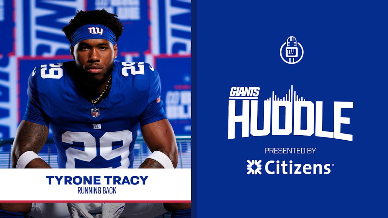 Giants Huddle | Tyrone Tracy Jr.