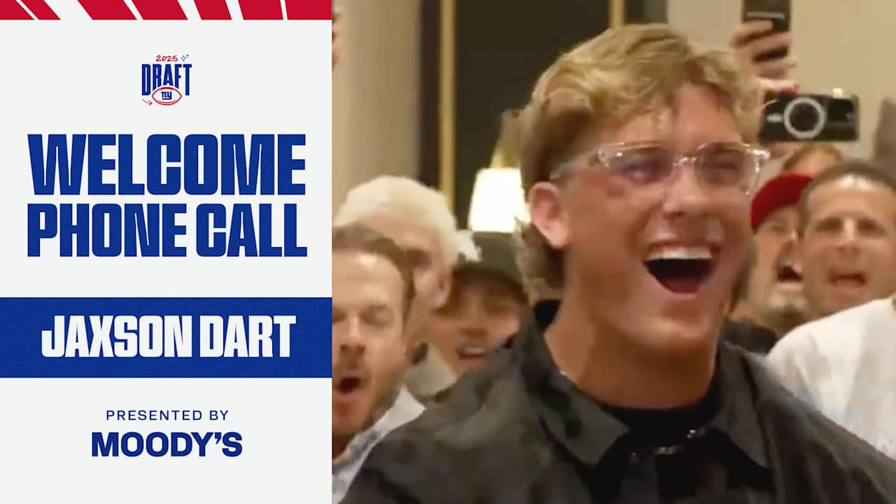 'I'm ready for this': Jaxson Dart finds out he's a Giant