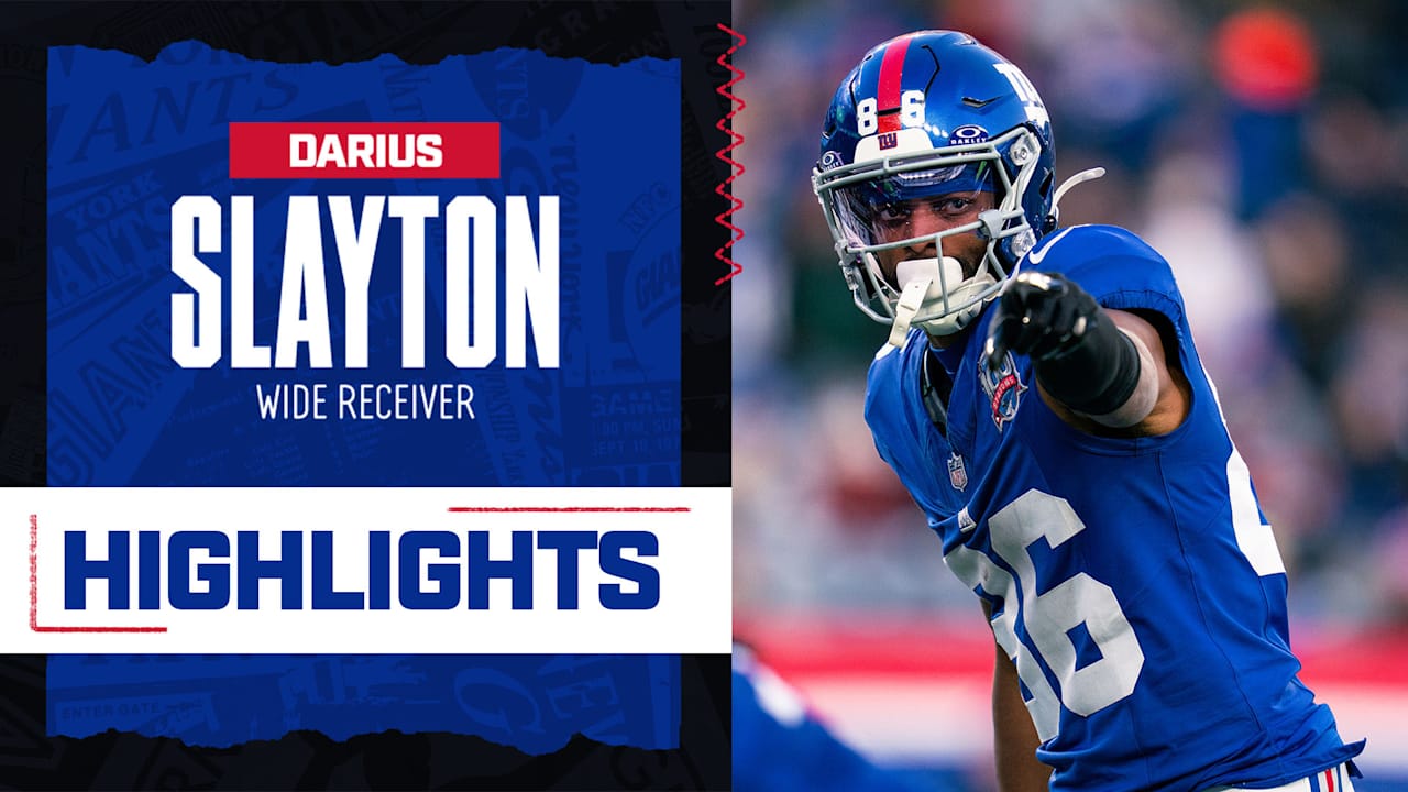 Highlights: Darius Slayton is back with the Giants
