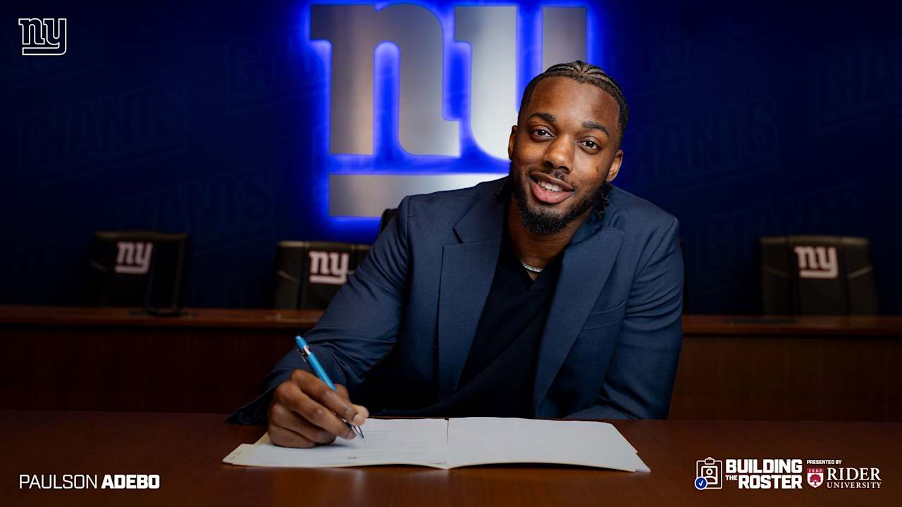 Giants sign free agent cornerback Paulson Adebo
