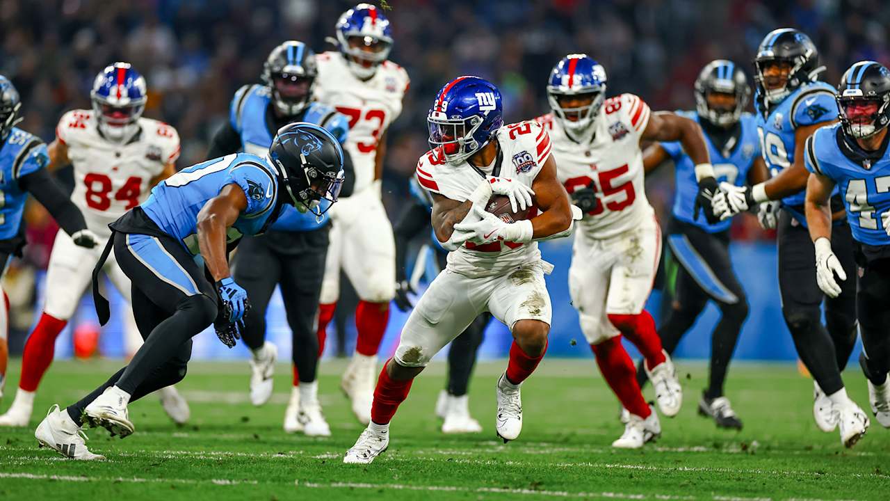 Watch highlights from Giants vs. Panthers