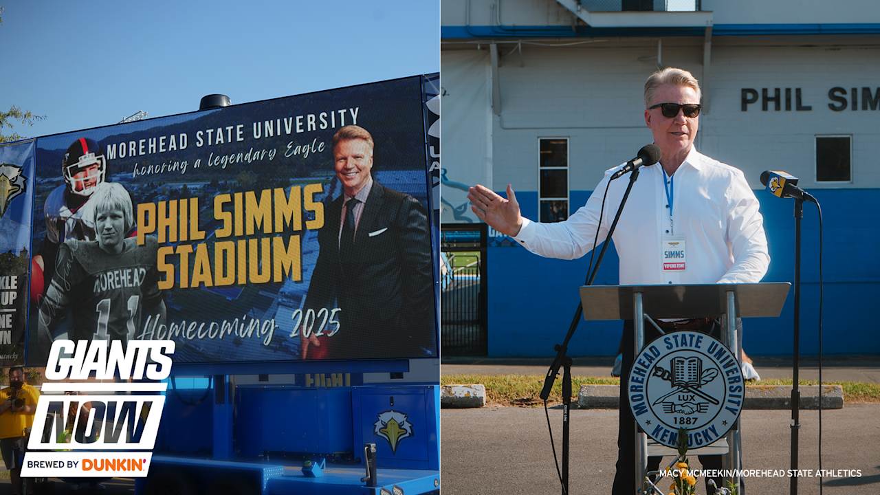 Giants Now: Morehead State names football stadium after Phil Simms