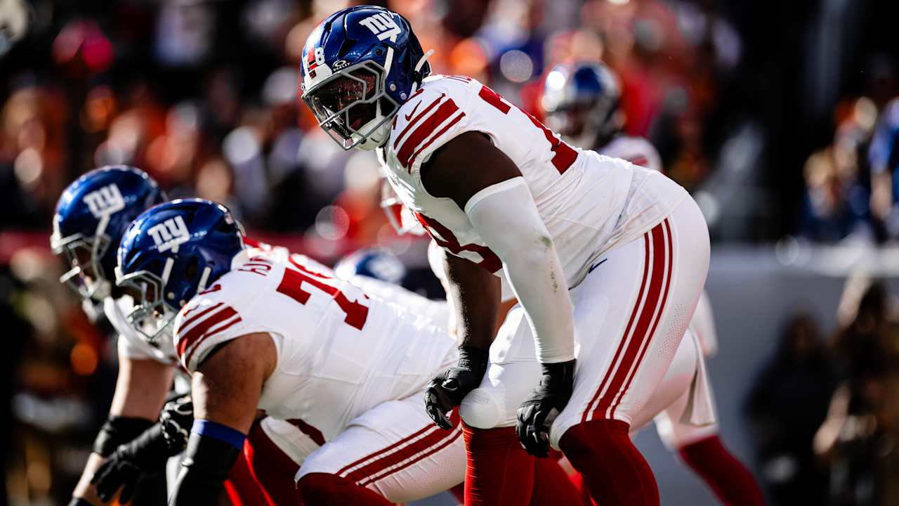 Giants release unofficial depth chart for Week 9 vs. 49ers