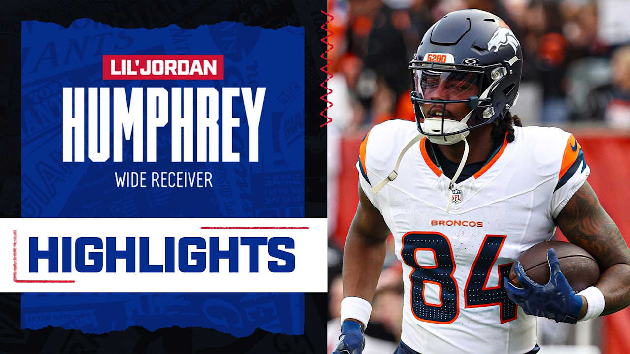 Lil'Jordan Humphrey Highlights: What the WR brings to the Giants