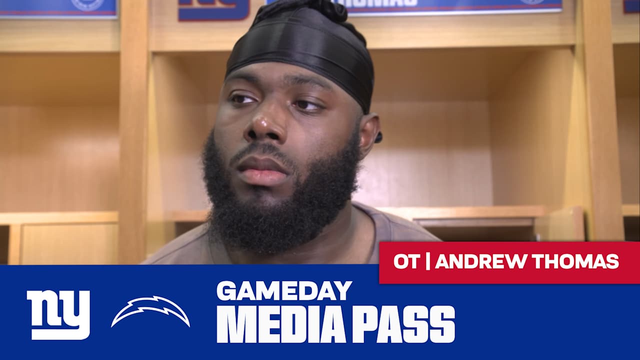 OT Andrew Thomas: 'It felt great to finally get a win'