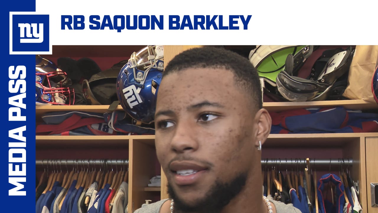 RB Saquon Barkley: 'Focus on going out there and trying my best'