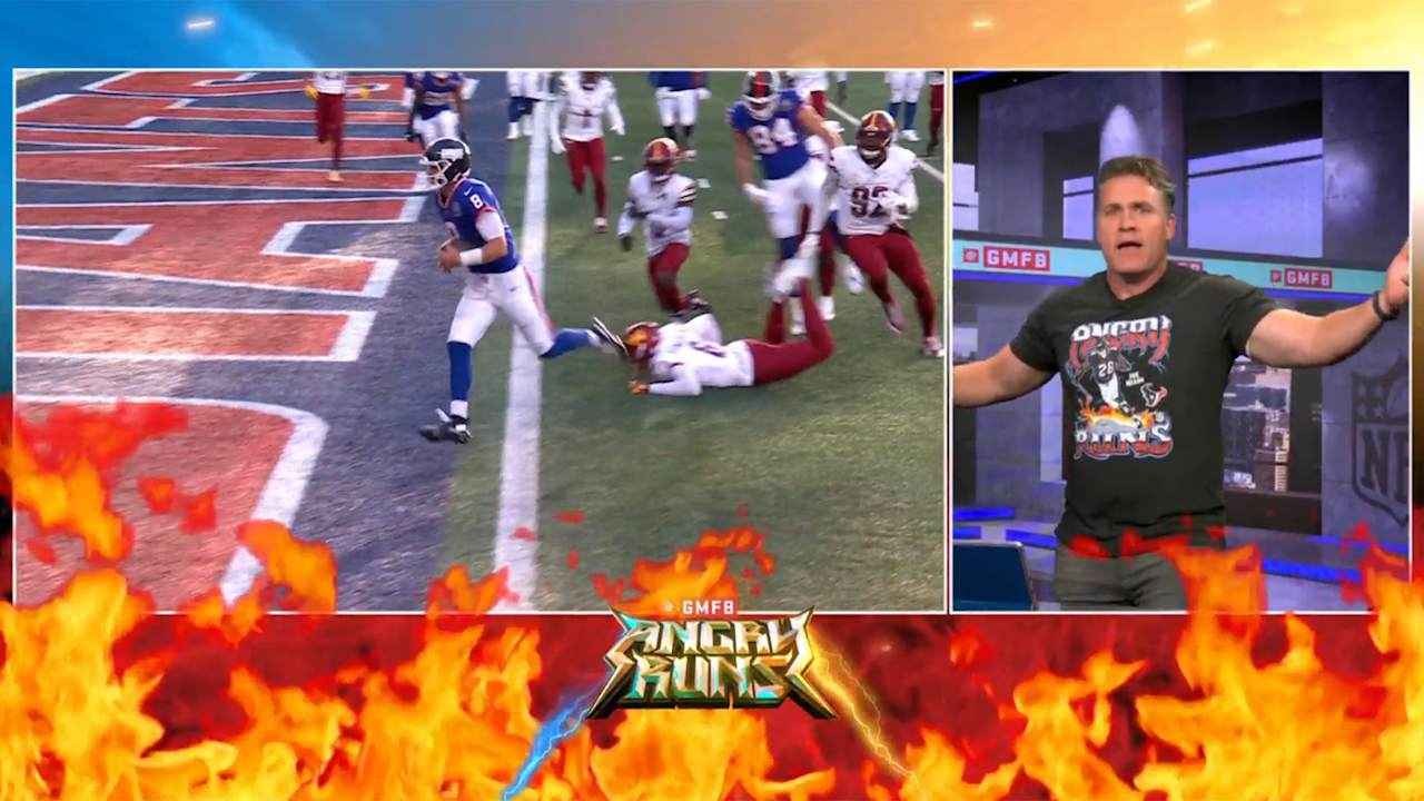GMFB's Kyle Brandt crowns Daniel Jones as 'Angry Runs' winner for Week 9