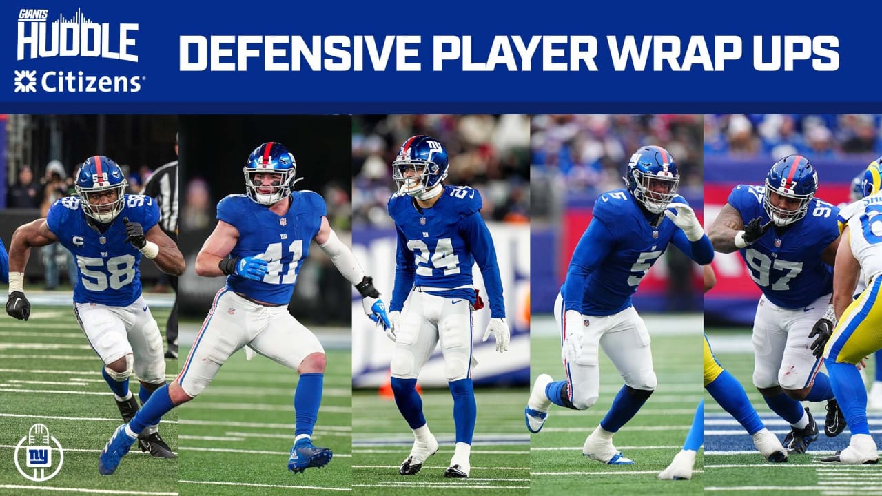 Giants Huddle | Defensive Player Wrap Ups