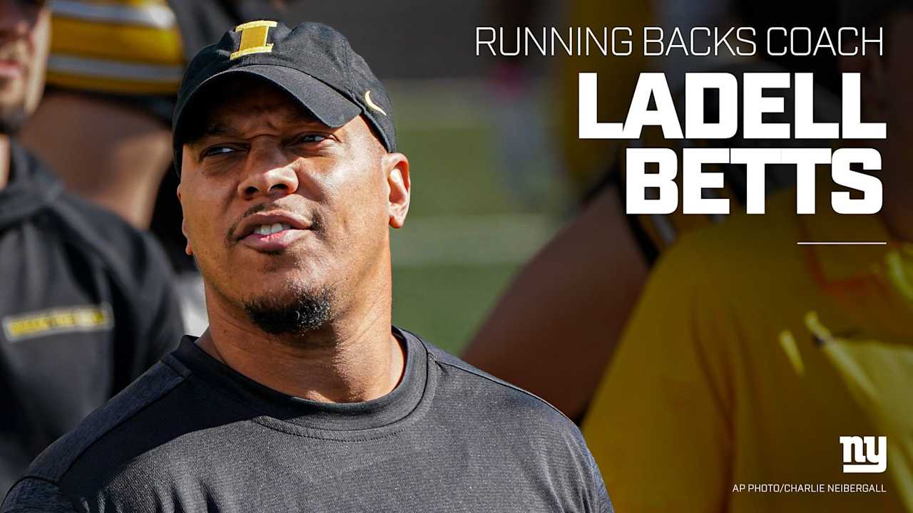 Giants hire NFL veteran Ladell Betts as running backs coach