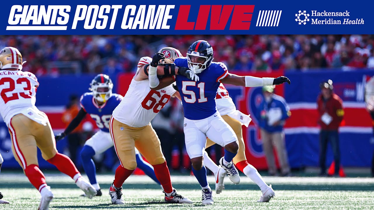 Giants Postgame Live: Recap from Week 9