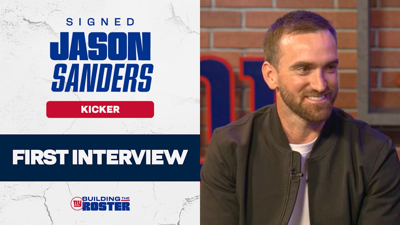 First Interview: Kicker Jason Sanders on joining the Giants