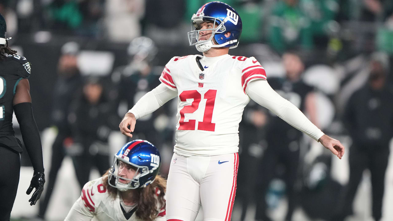 Mason Crosby makes 52-yard FG in Giants debut | Giants vs. Eagles ...