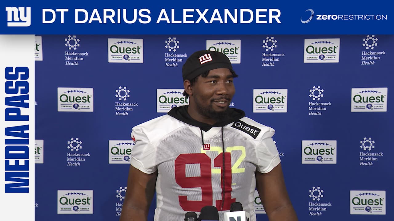 DT Darius Alexander: 'First day was amazing, I'm ready for tomorrow'