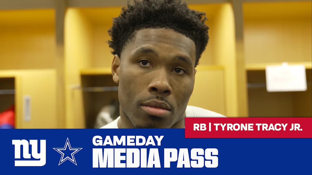 RB Tyrone Tracy Jr. on reaching 1,000 scrimmage yards for second ...