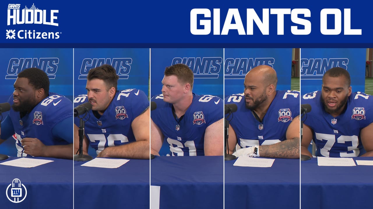 Giants Huddle | Offensive Line