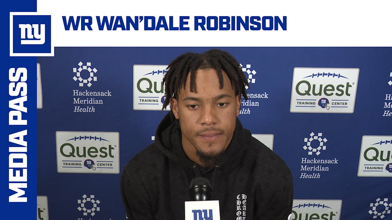WR Wan'Dale Robinson: 'Each week is a new week'