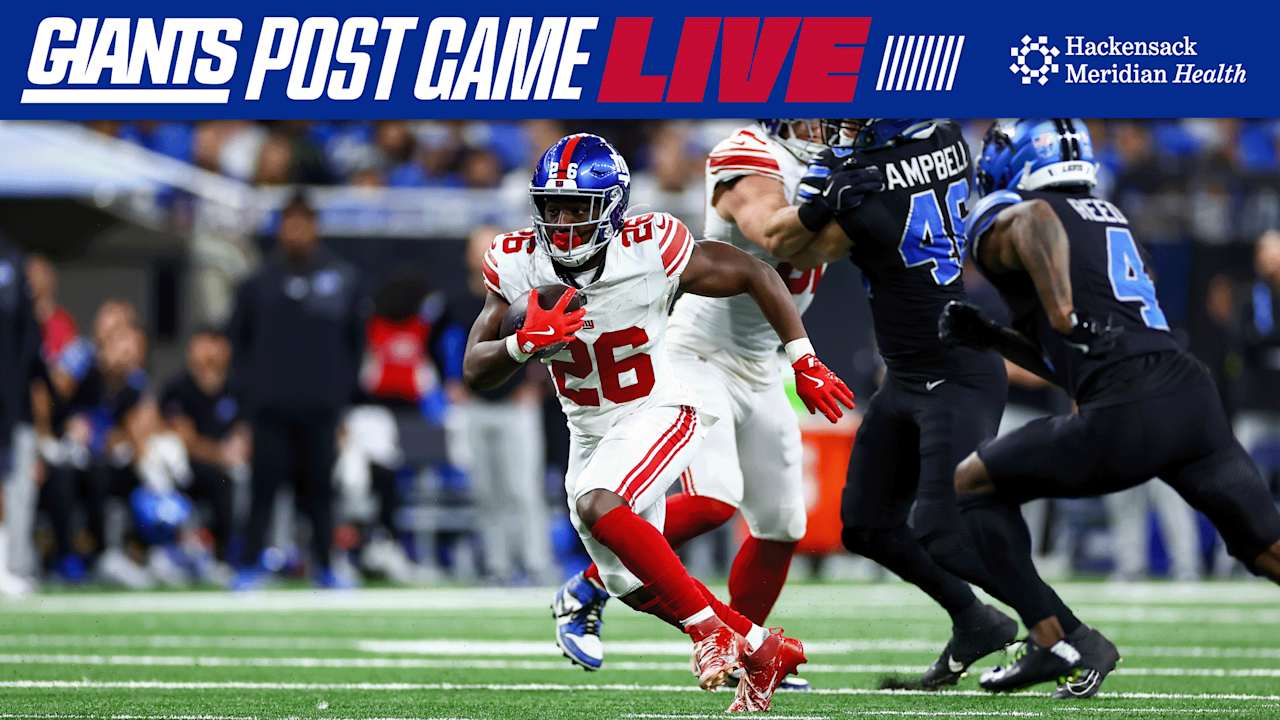 Giants Postgame Live: Recap from Week 12