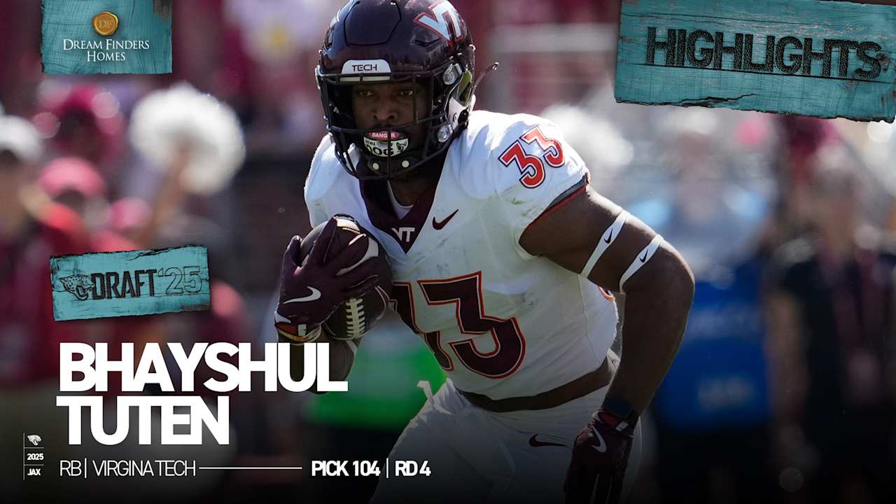 RB Bhayshul Tuten Highlights | 2025 NFL Draft