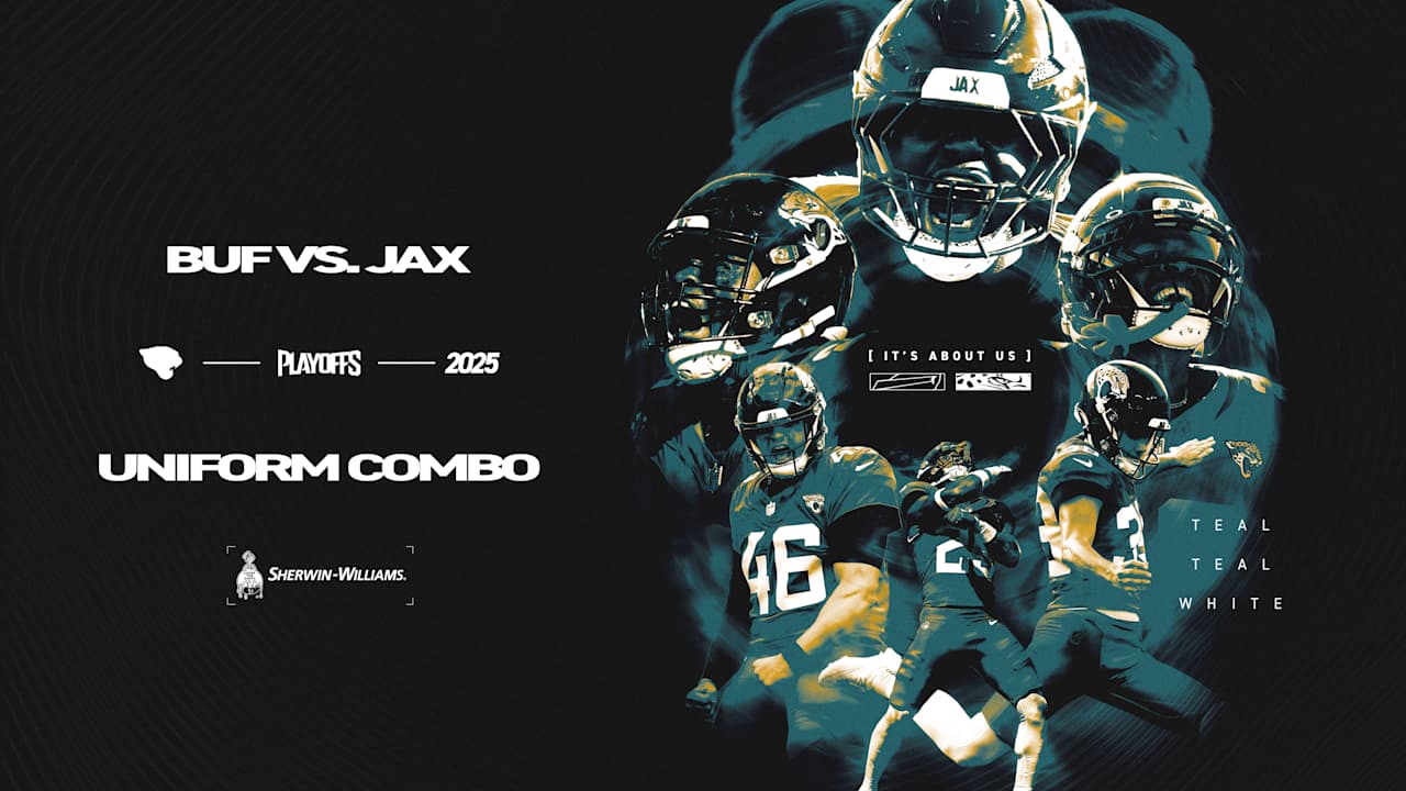 Jaguars Uniform Reveal: 2025 Wild Card Matchup - Bills vs. Jaguars