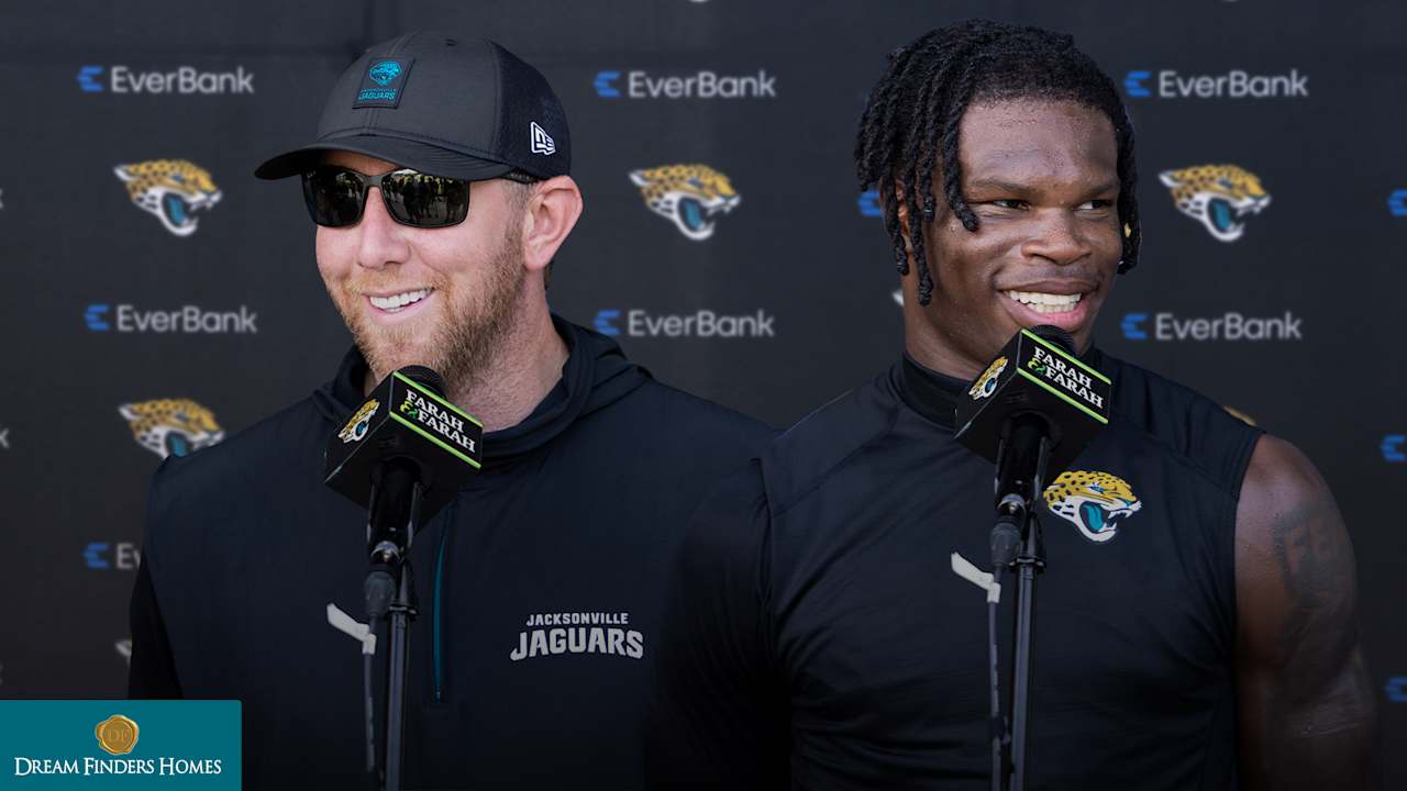 Travis Hunter and Liam Coen Press Conference | Jaguars 2025 Training Camp
