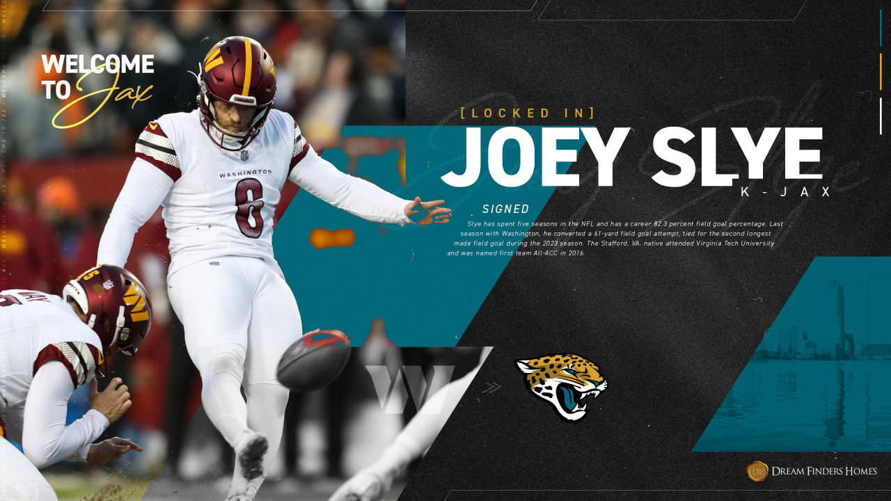 Jaguars Sign Kicker Joey Slye