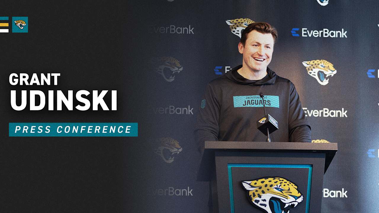 Jaguars Offensive Coordinator Grant Udinski Introductory Press Conference | February 13th - 2025 ...