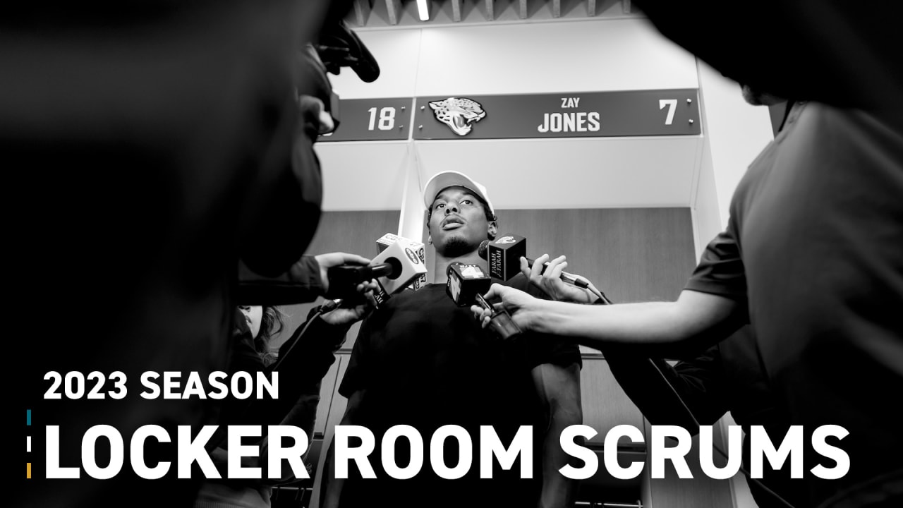 Anton Harrison, Calvin Ridley, Zay Jones, Evan Engram and Josh Allen Media Availability ...