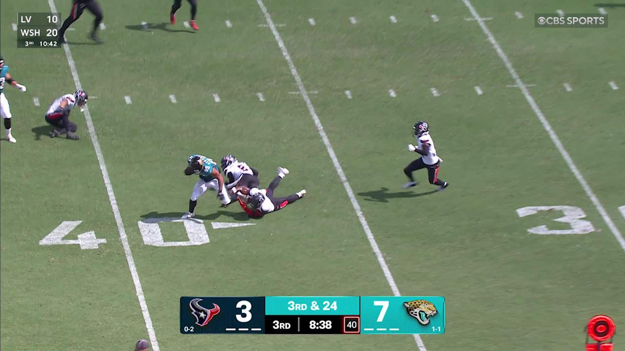 HIGHLIGHT | Brenton Strange 13-Yard Gain | Week 3 Texans vs. Jaguars - September 21st, 2025 [VIDEO]