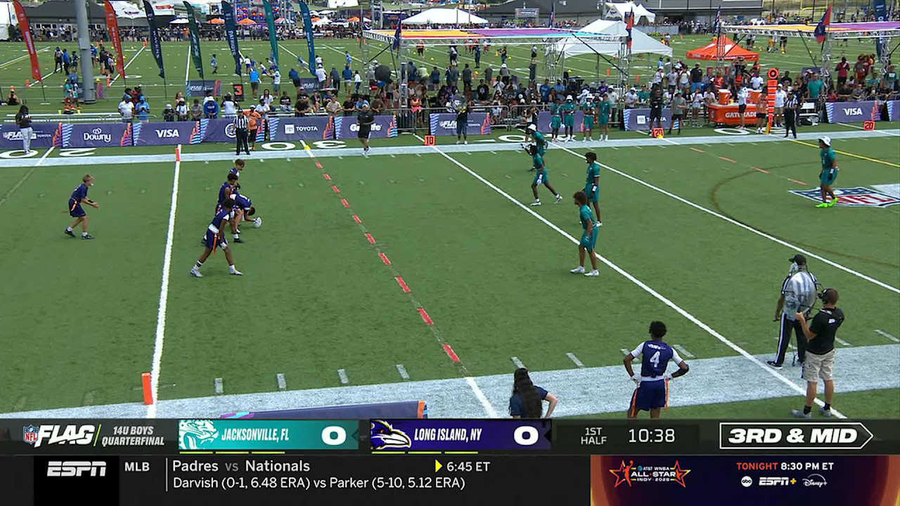 NFL FLAG HIGHLIGHTS: Old Skewl Ravens vs. Jaguars Elite