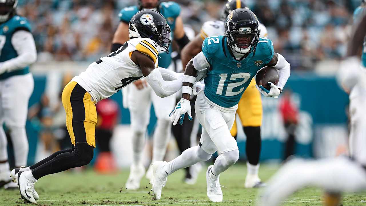 HIGHLIGHT | Travis Hunter's First Catch | Preseason Week 1 Steelers vs. Jaguars - August 9th ...