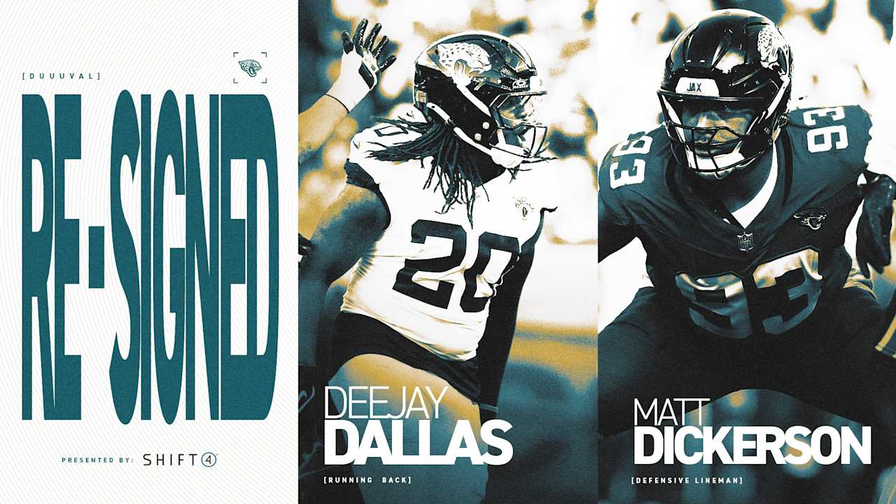 Roster Moves: Jaguars Re-Sign RB DeeJay Dallas and DL Matt Dickerson