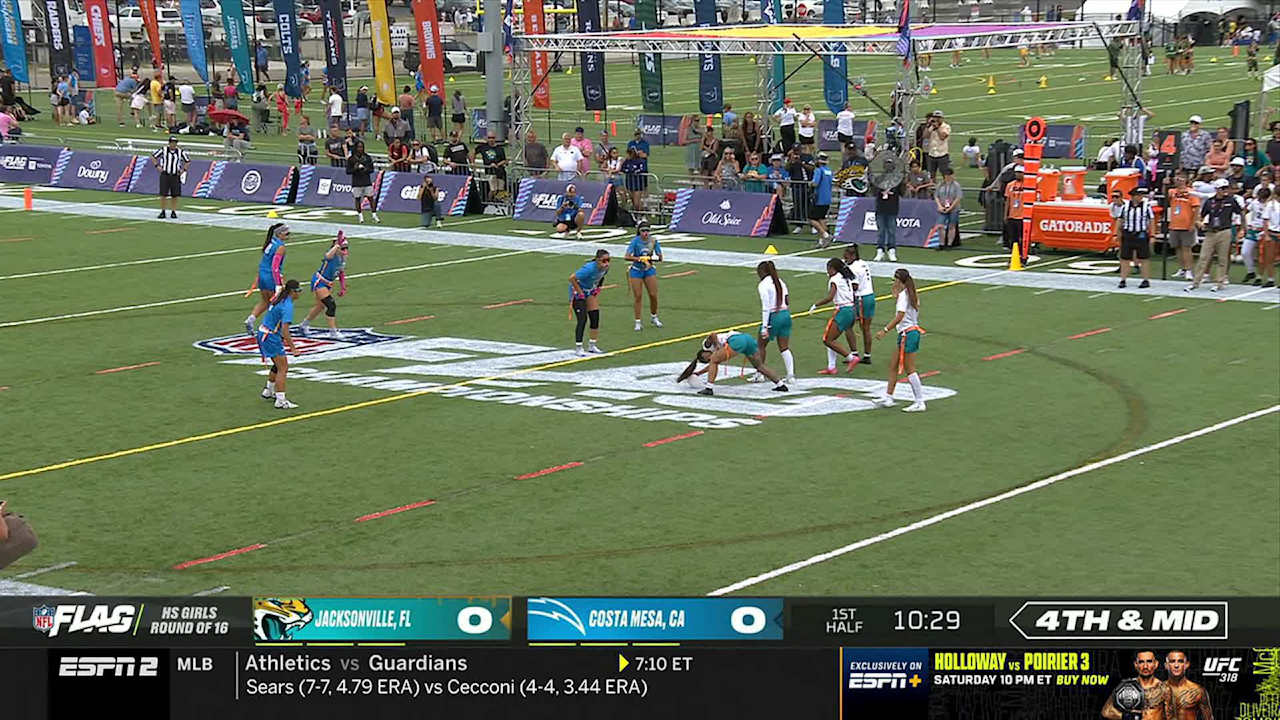 NFL FLAG HIGHLIGHTS: Jaguars Elite vs. Conquer Chargers