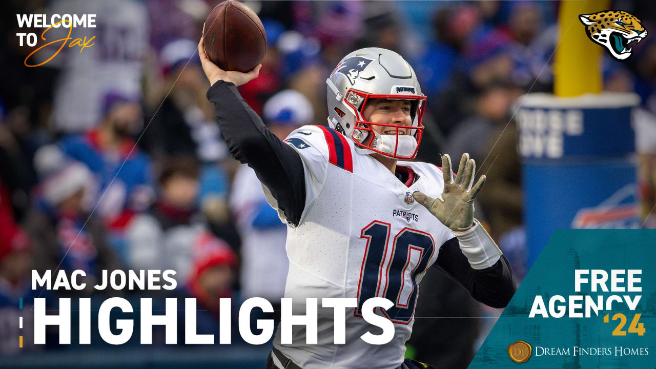 Mac Jones' Top Career Highlights | Jaguars Free Agency 2024 ...