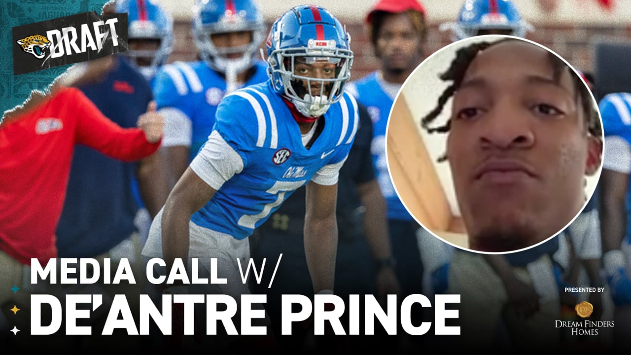 De'Antre Prince Media Call After 153rd Overall Pick | Jacksonville Jaguars