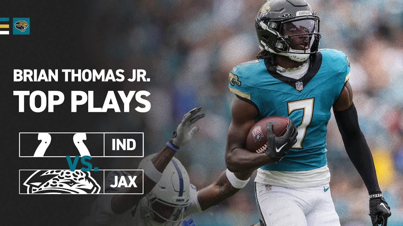 HIGHLIGHTS | Brian Thomas Jr.'s Top Plays vs. Colts | Week 5 - October 6, 2024 [VIDEO]