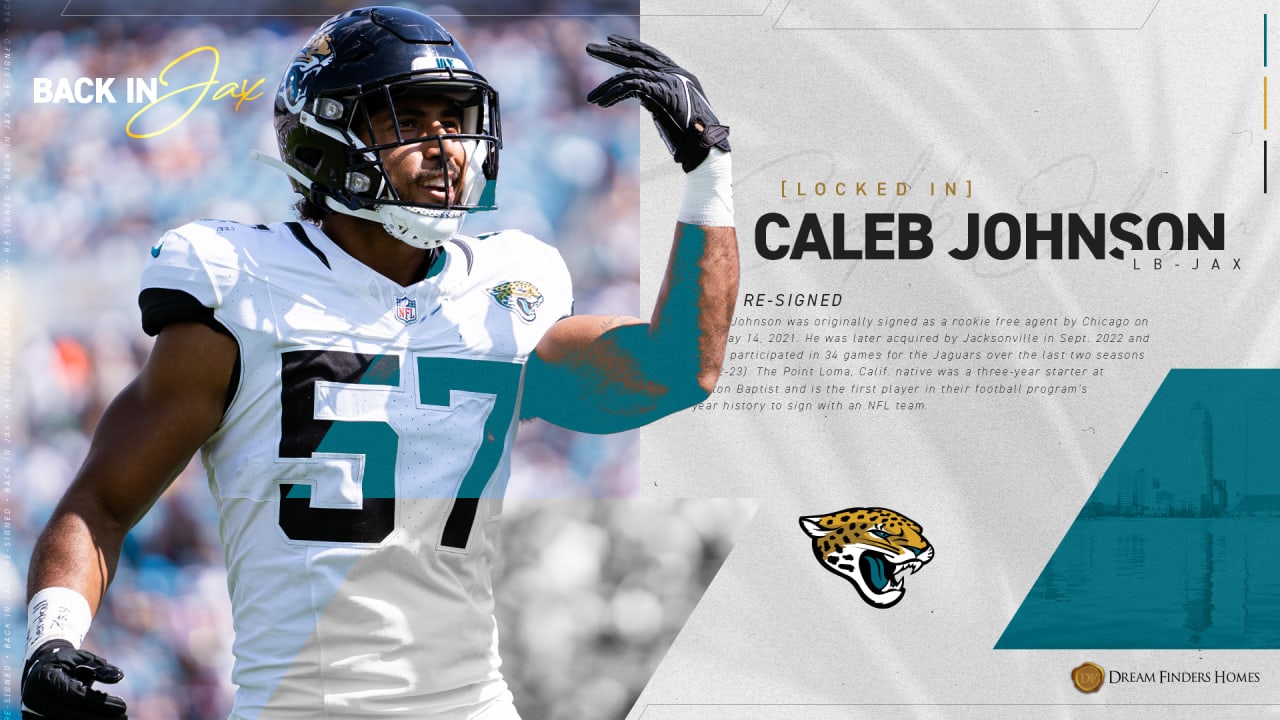 Jaguars Re-Sign Linebacker Caleb Johnson