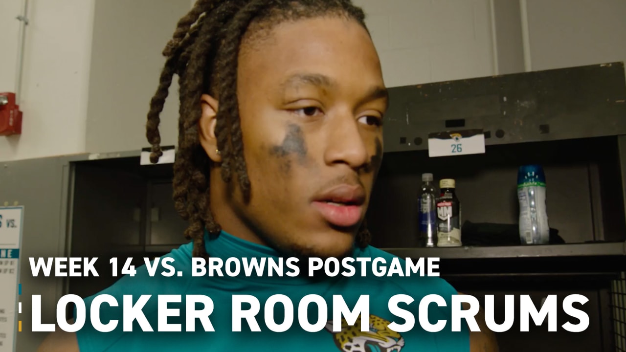 Antonio Johnson, Travis Etienne Jr. and Evan Engram Media Availability ...