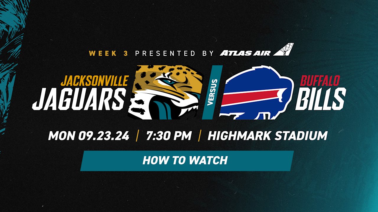 Week 3 MNF: How to Watch Jacksonville Jaguars vs. Buffalo Bills